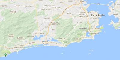 Río de Janeiro, la Playa de mapa. Todos los de Río de Janeiro Playas de ...